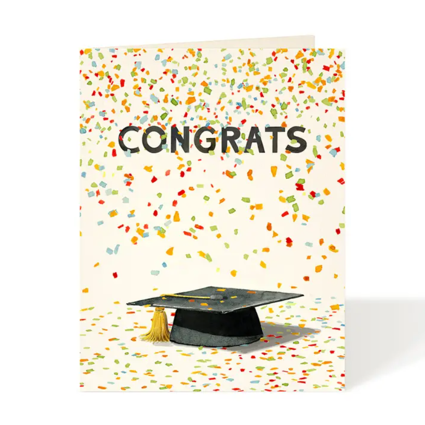 Confetti Graduation Card by Felix Doolittle | Beach House Greetings