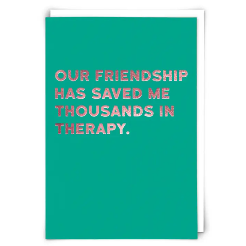Therapy Card by Redback Cards | Beach House Greetings
