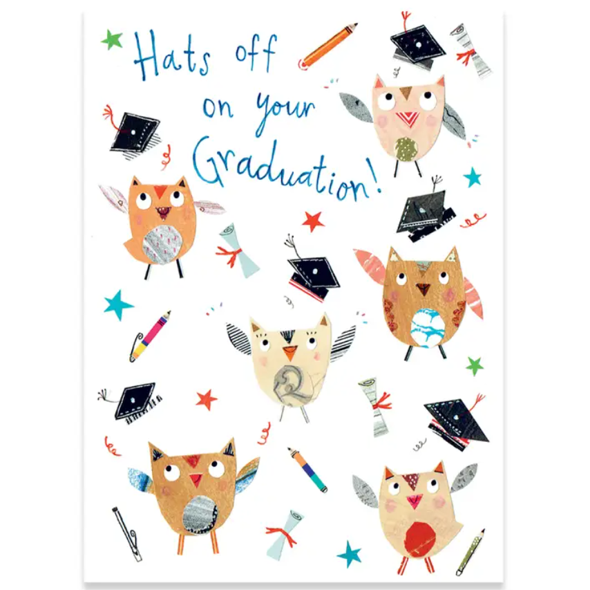 Hats Off Graduation Card by Calypso | Beach House Greetings