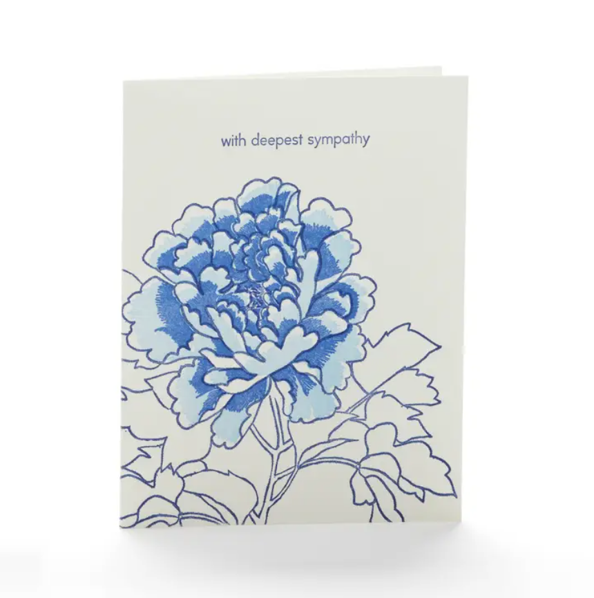 Peony Sympathy Card by Ilee Papergoods | Beach House Greetings