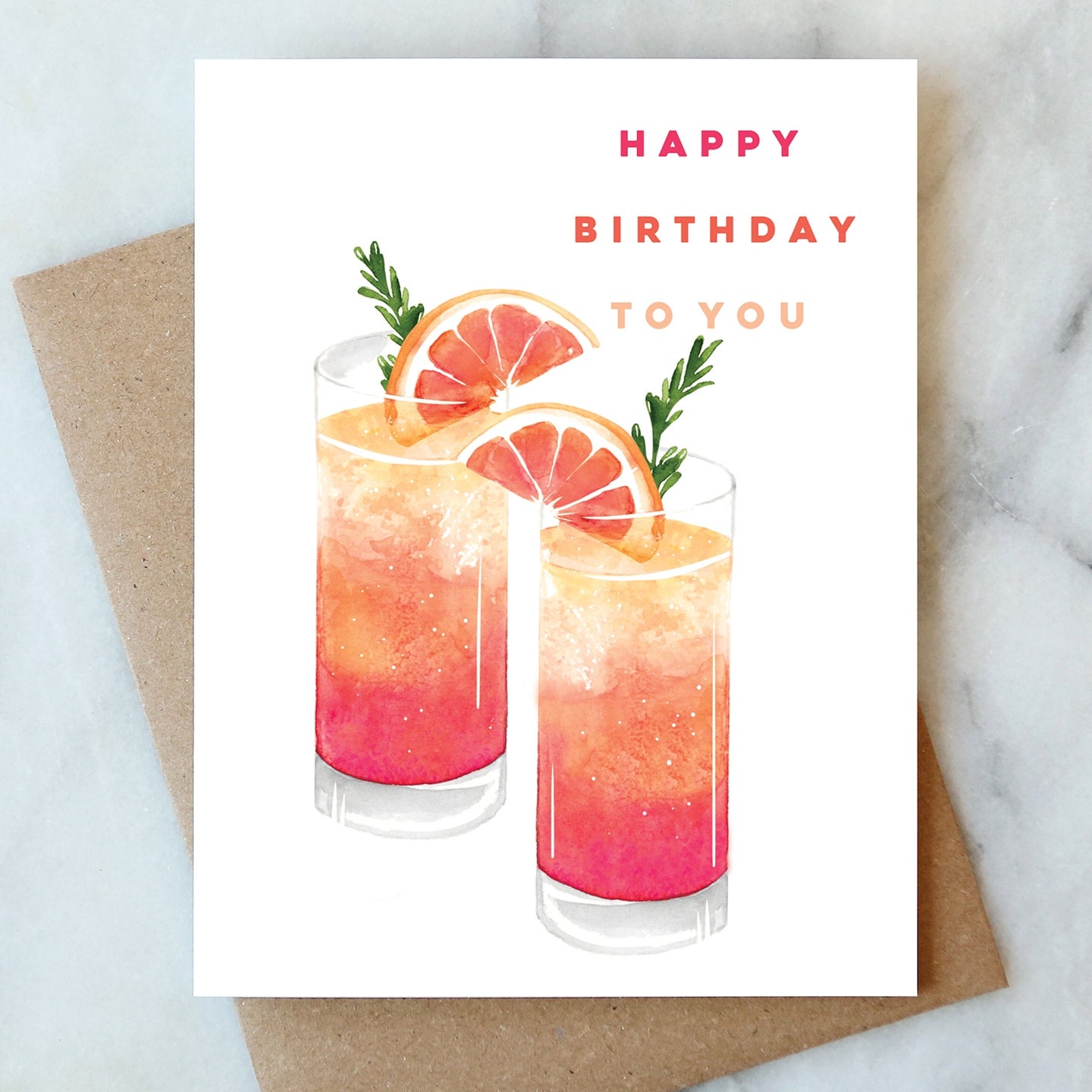 Palomas Birthday Card by Abigail Jayne | Beach House Greetings