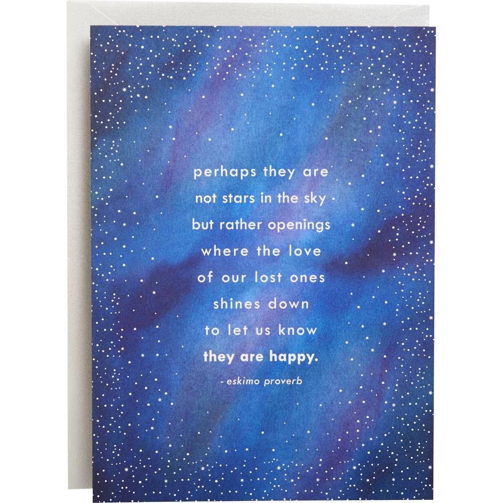 Stars Sympathy Card by Paper Source | Beach House Greetings
