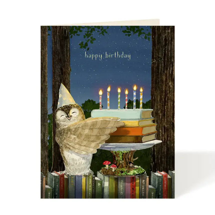 Bookish Birthday Card by Felix Doolittle | Beach House Greetings