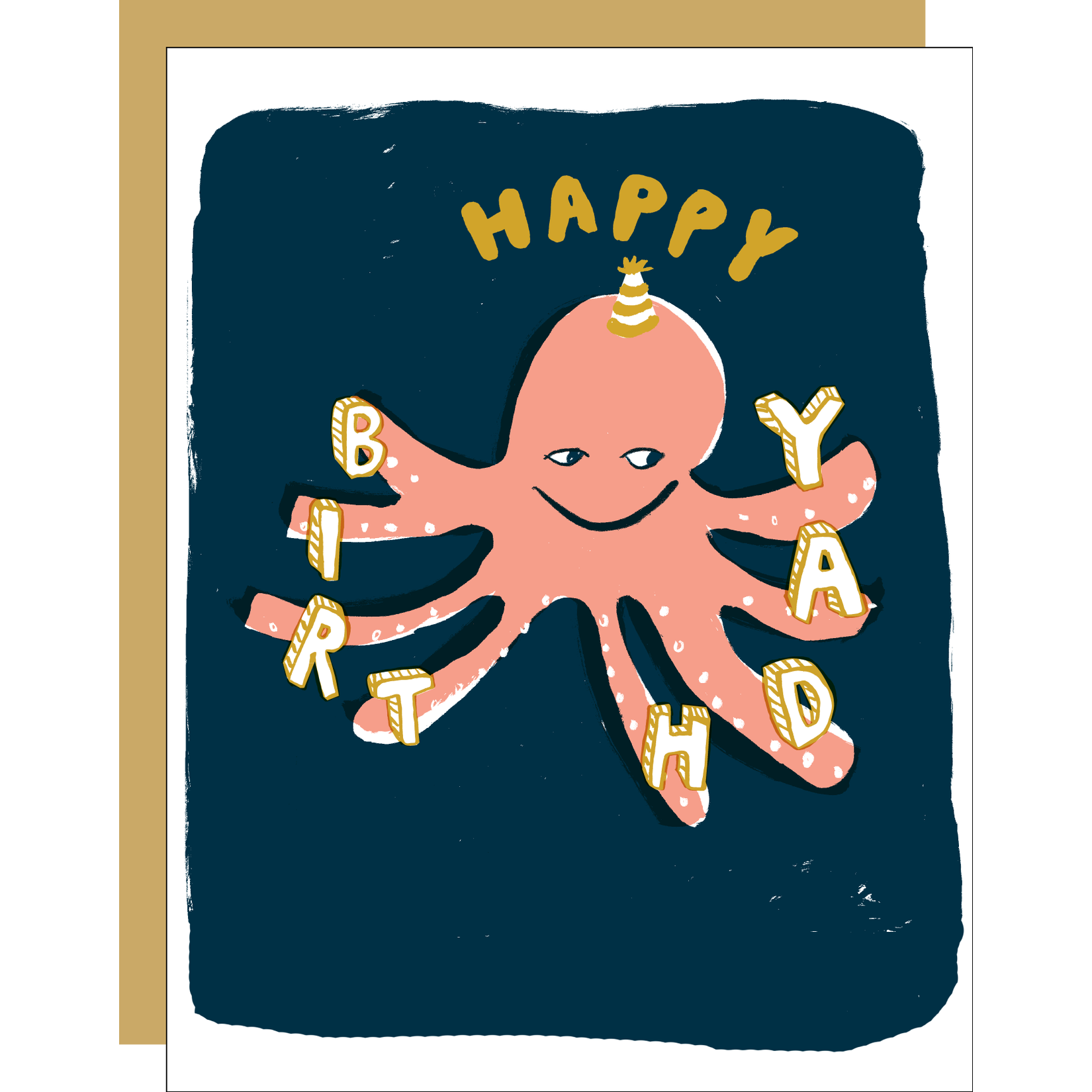 Octopus Birthday Card by Egg Press | Beach House Greetings